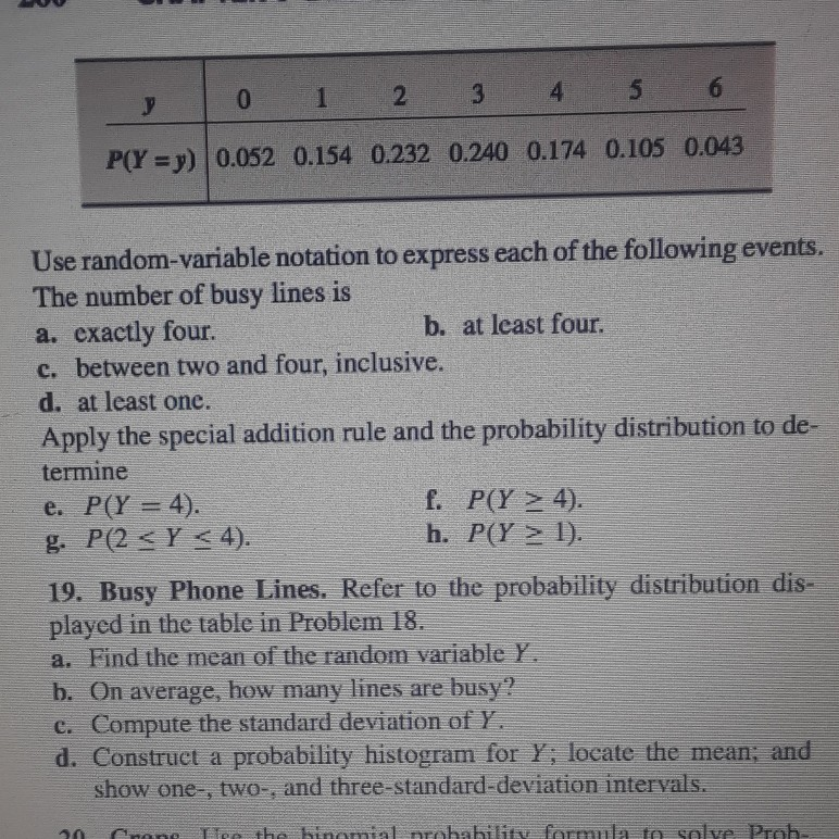 Solved 0 PY) 0.052 0.154 0.232 0.240 0.174 0.105 0.043 Use | Chegg.com