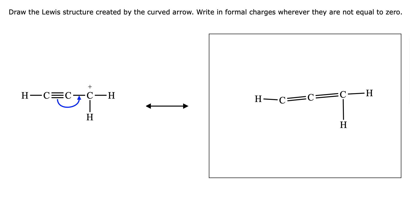 Solved Draw the Lewis structure created by the curved arrow. | Chegg.com