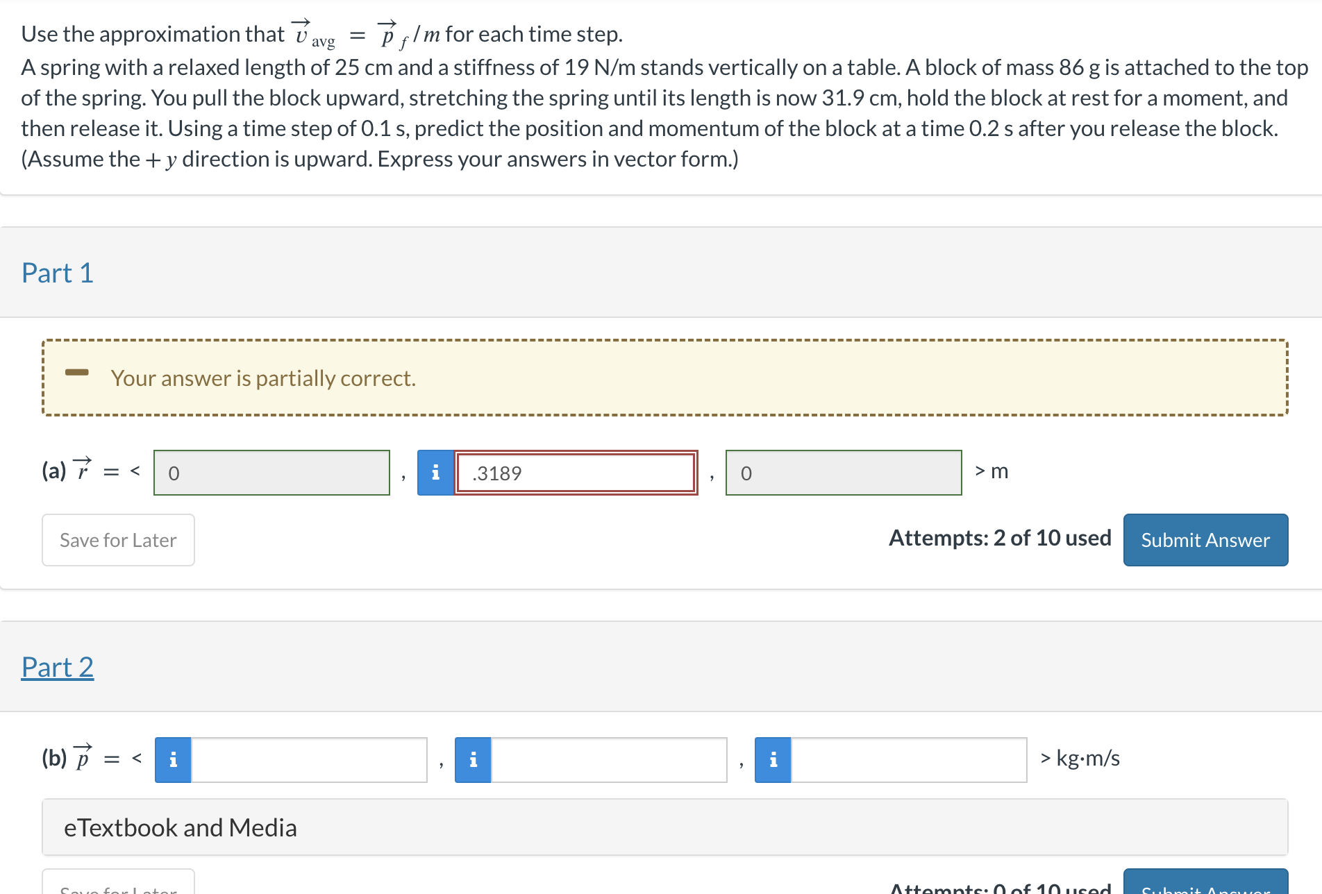 Solved Use the approximation that vec(v)avg =vec(p)fm ﻿for | Chegg.com