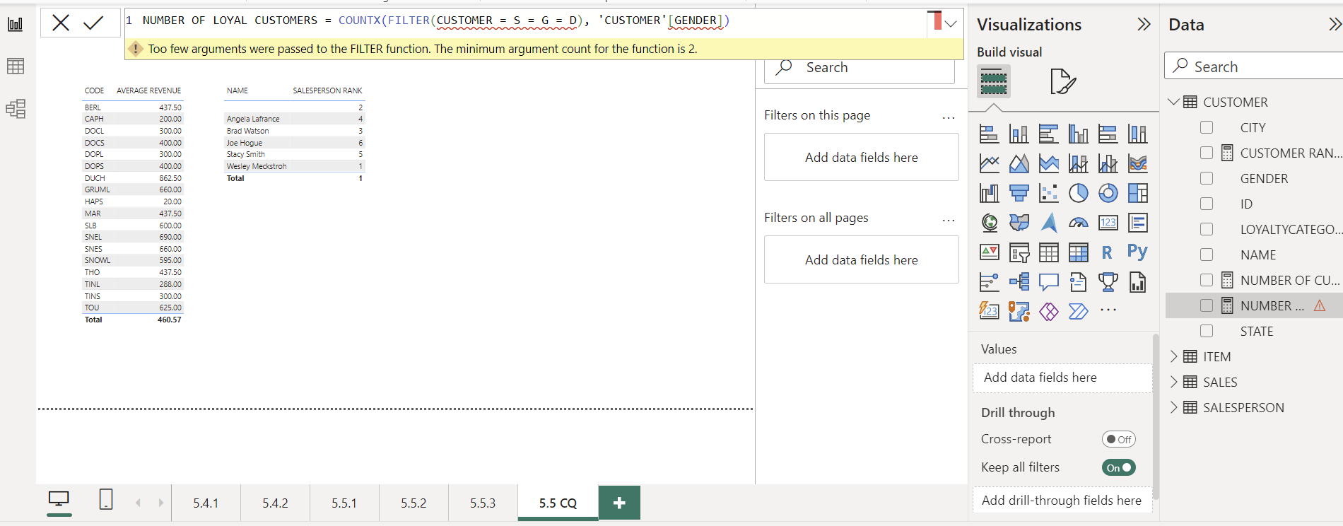 Solved Using the STUFANS.pbix file, create a measure using | Chegg.com