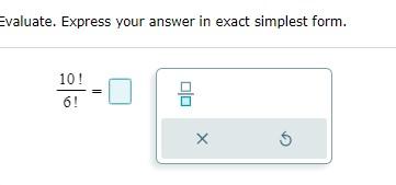 Solved Evaluate. Express your answer in exact simplest form. | Chegg.com