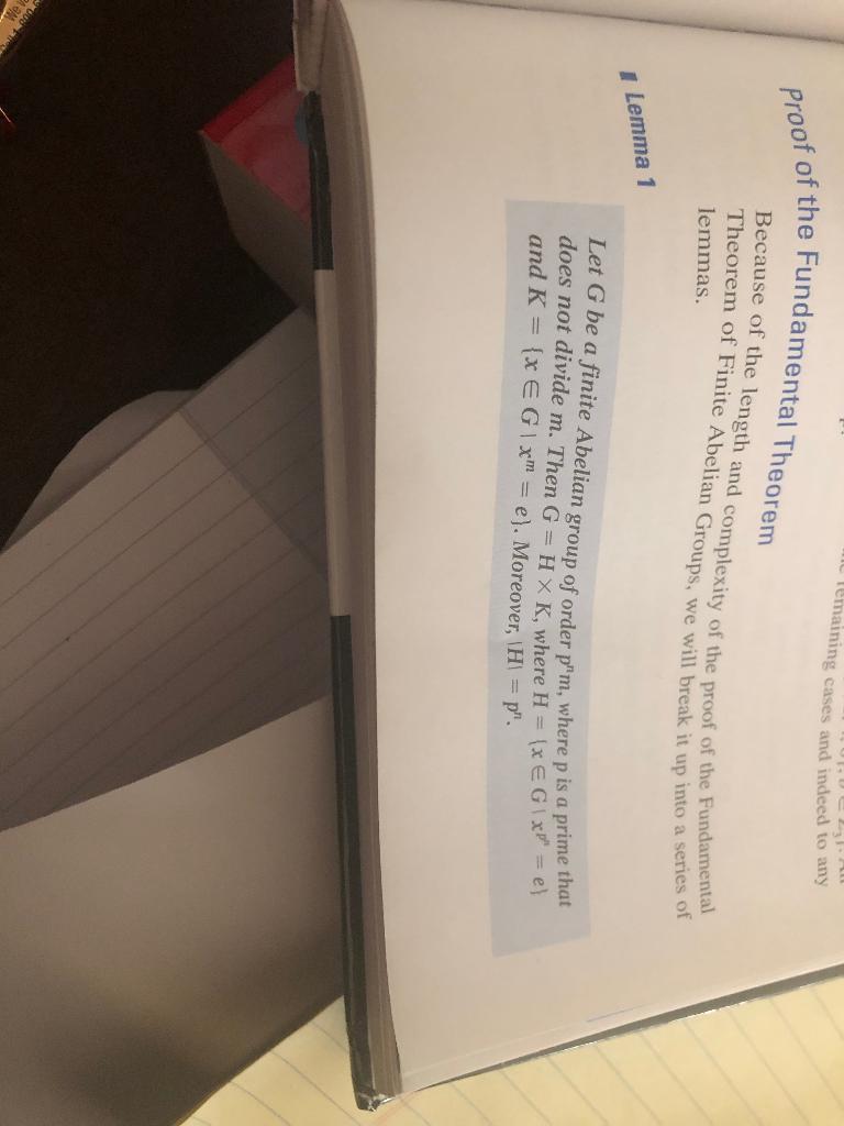 Solved Can the fundamental theorem for finite Abelian groups | Chegg.com