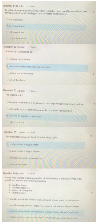 Solved Question 11 11 point) Based on the repetition | Chegg.com