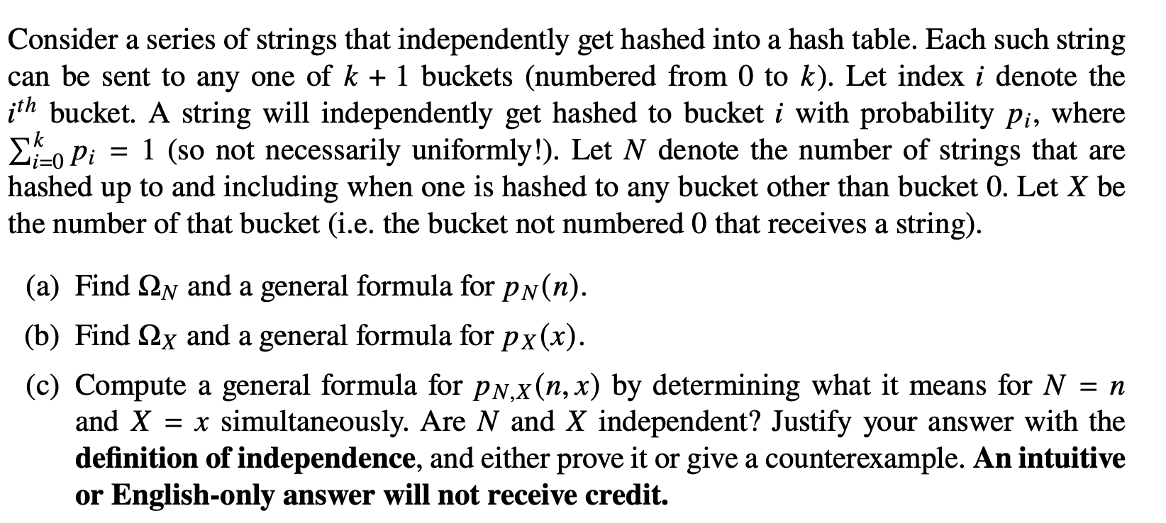 Solved a Consider a series of strings that independently get | Chegg.com