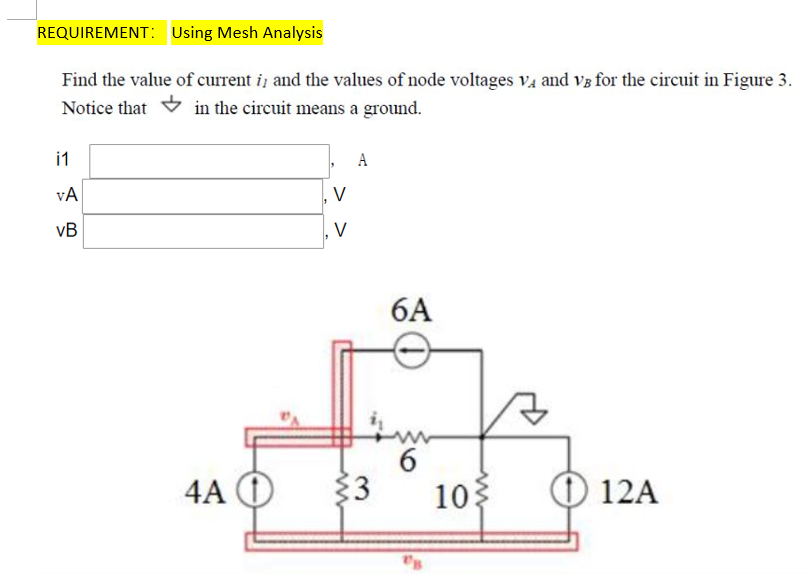 Solved Find the value of current il and the values of node | Chegg.com