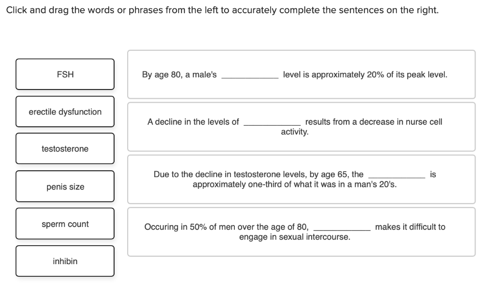 Solved Click and drag the words or phrases from the left to | Chegg.com