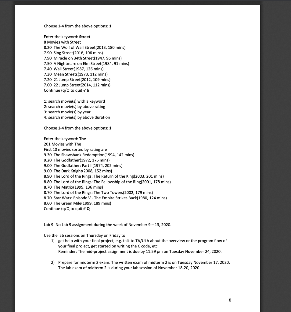 ECE 175: Computer Programming for Engineering | Chegg.com