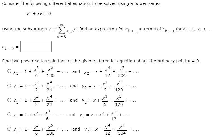 Solved Consider the following differential equation to be | Chegg.com