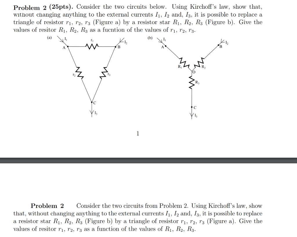 Solved Problem 2 (25pts). Consider the two circuits below. | Chegg.com