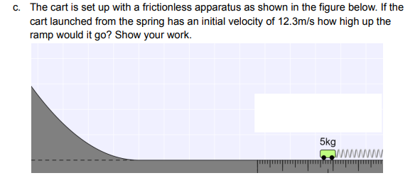 Solved The cart is set up with a frictionless apparatus as | Chegg.com