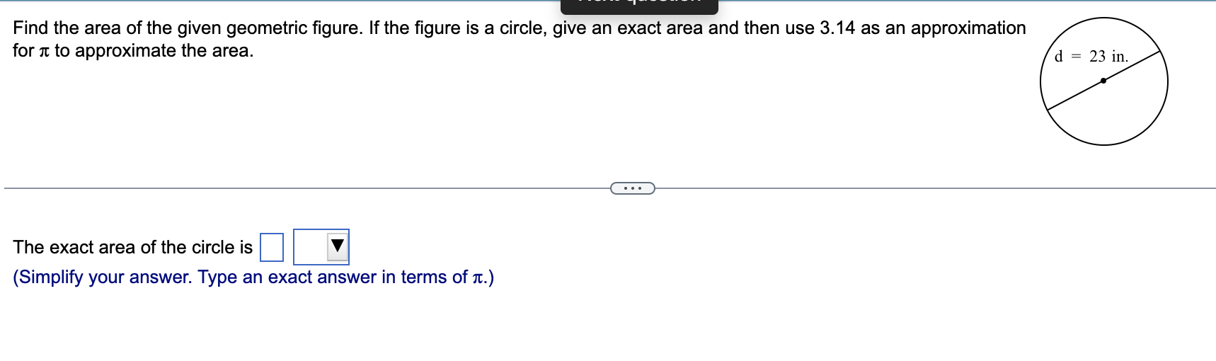 Solved Find the area of the geometric figure. The area is | Chegg.com