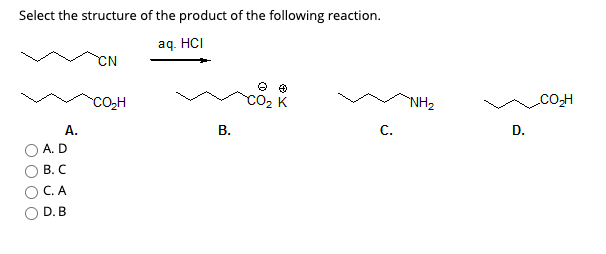 Solved Select the proper sequence of reagents used to | Chegg.com