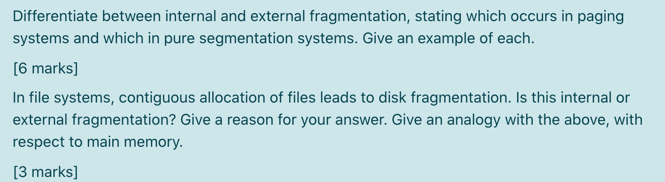 Solved Differentiate Between Internal And External
