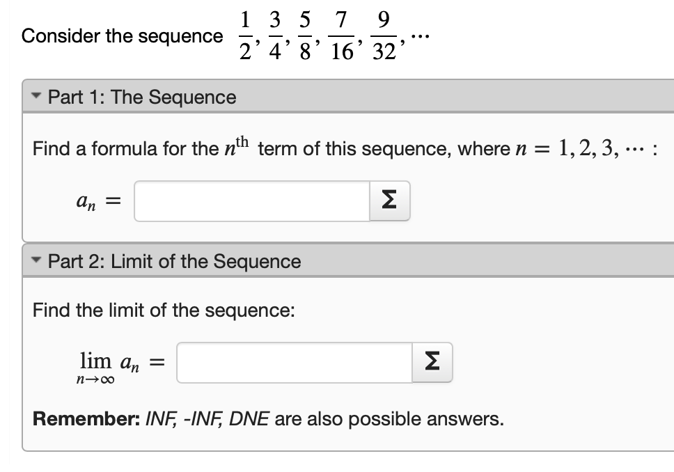 Solved Consider the sequence 21,43,85,167,329,⋯ - Part 1: | Chegg.com
