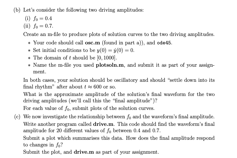 Solved (b) ﻿Let's consider the following two driving | Chegg.com