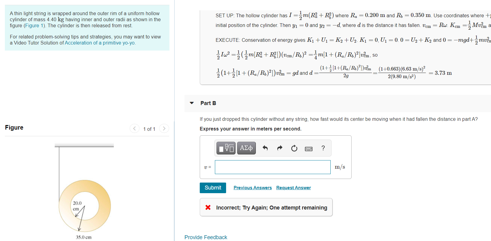 Solved A thin light string is wrapped around the outer rim | Chegg.com