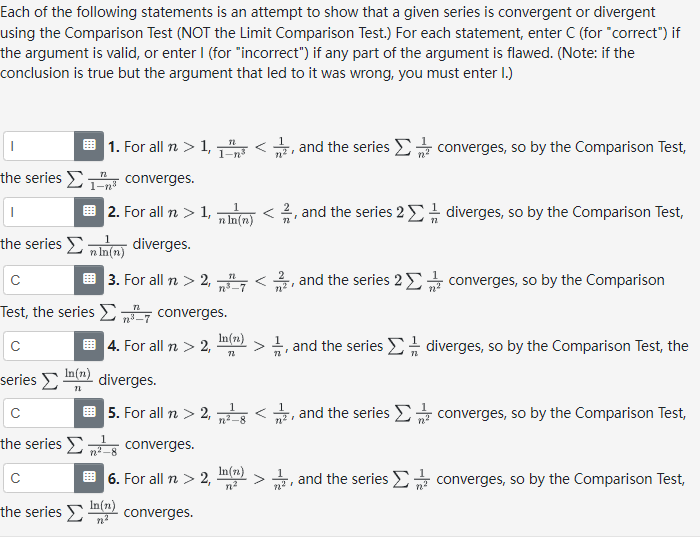 Solved Each of the following statements is an attempt to | Chegg.com