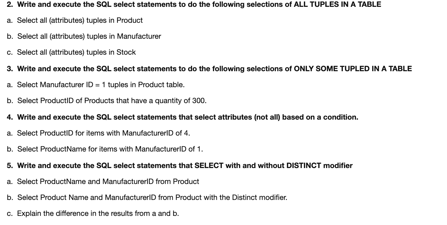 Solved Please complete the following tasks and submit in | Chegg.com