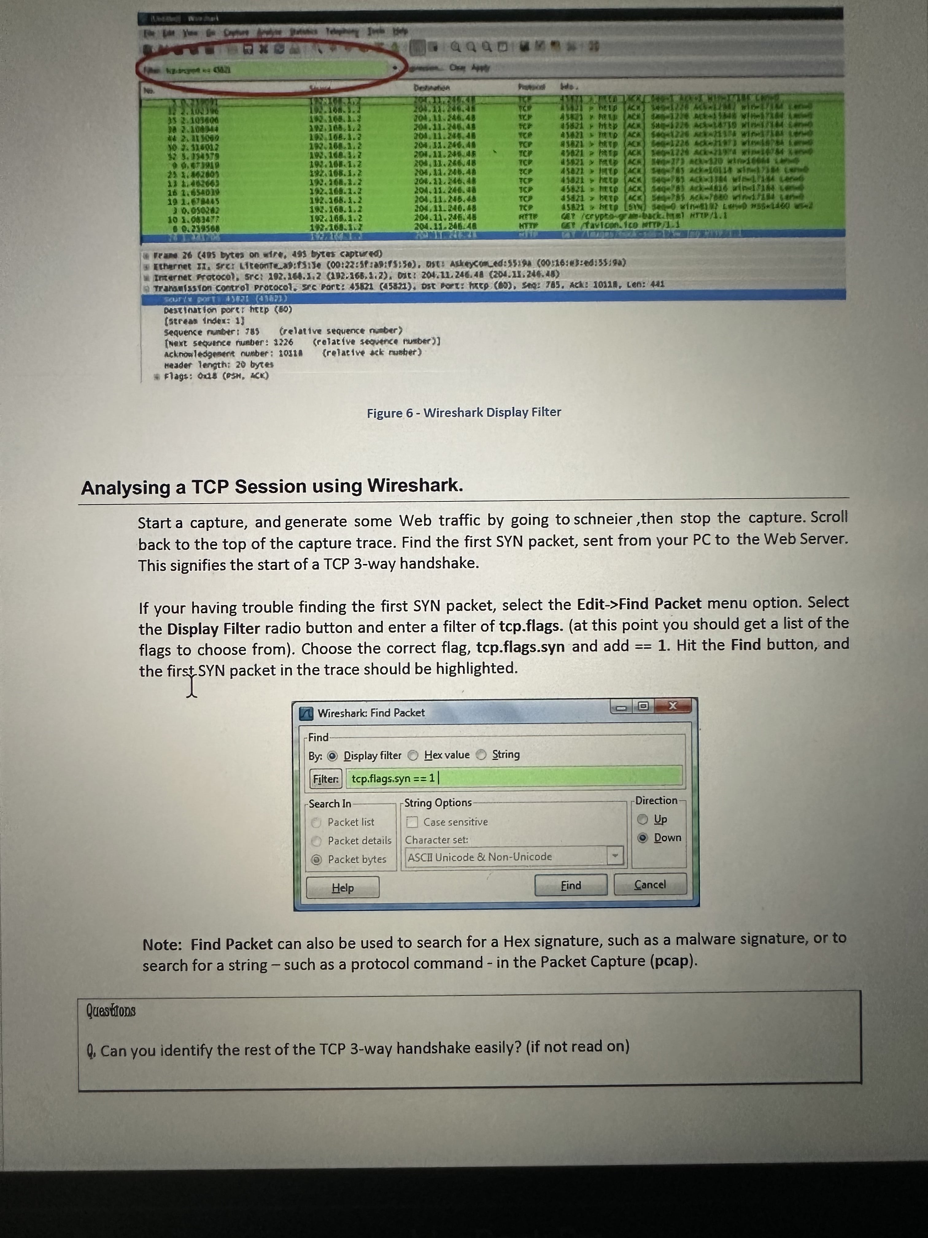Solved Packet Capture Packet Sniffing A Packet Sniffer Is
