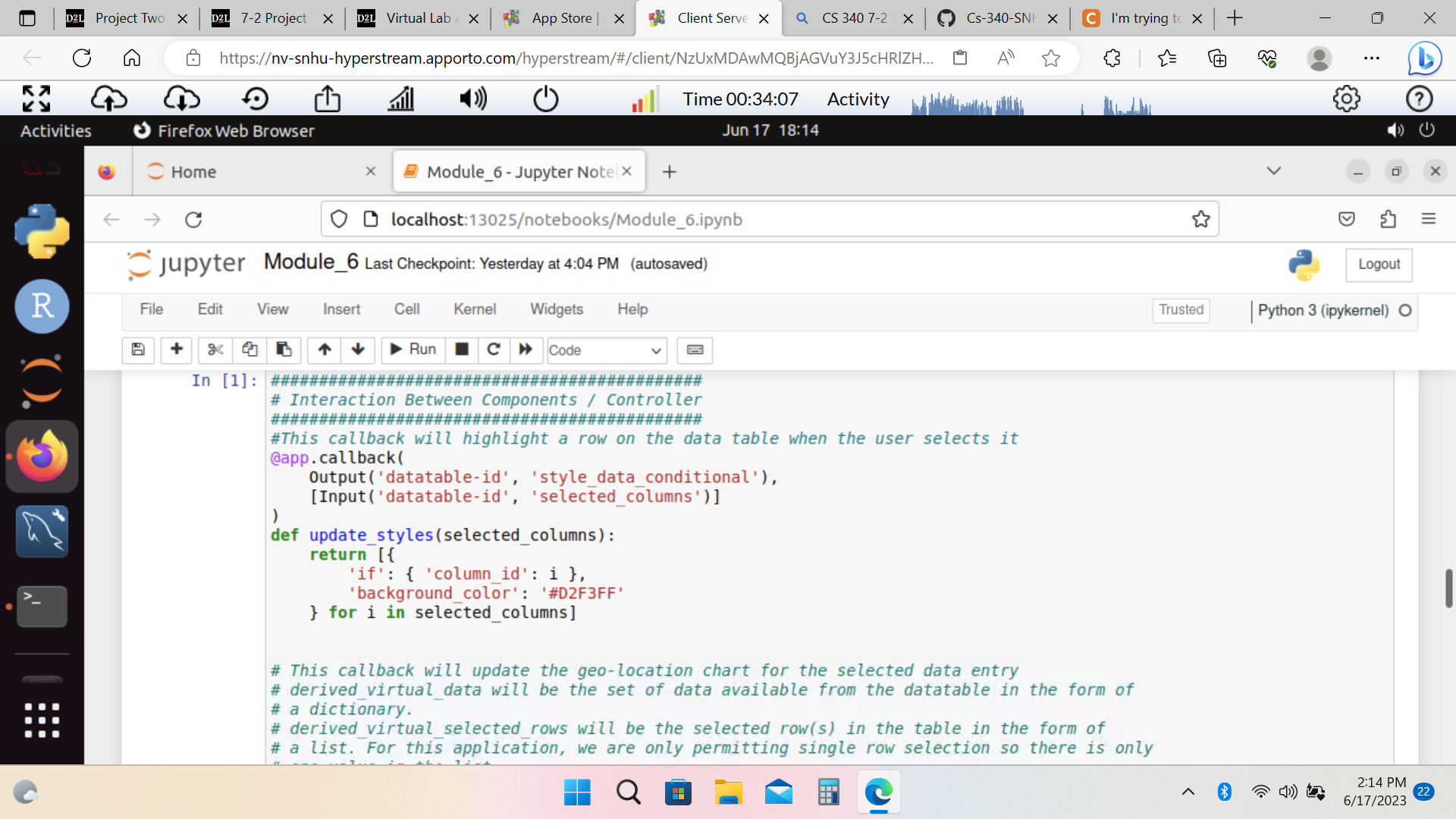 Solved I'm trying to create a Dash geo-location chart but i | Chegg.com