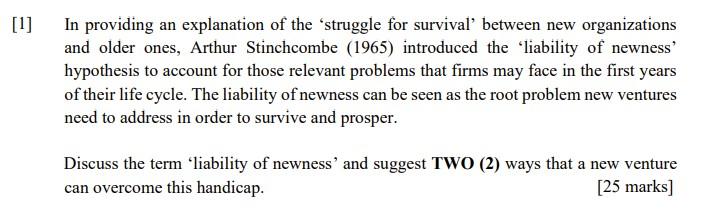 Solved In providing an explanation of the 'struggle for | Chegg.com