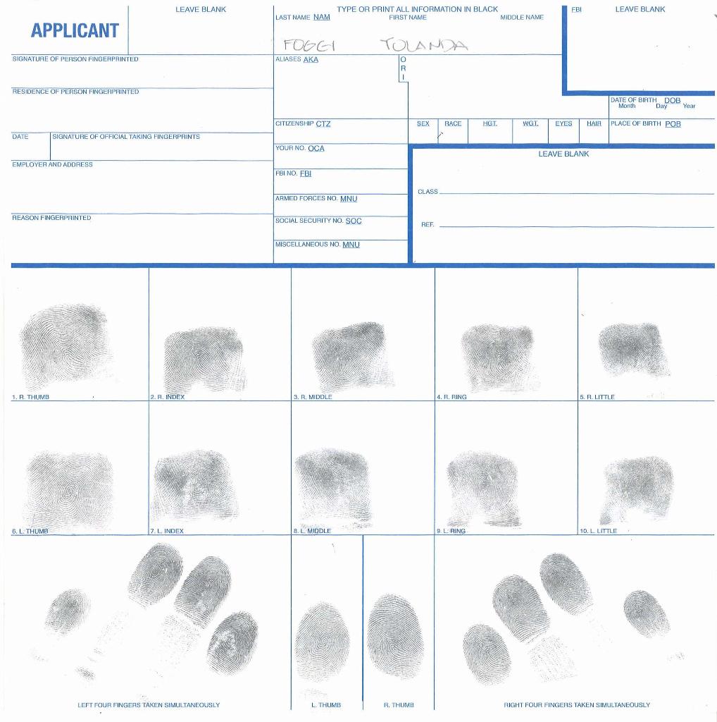 Solved Does this partial print belong to any of the prints | Chegg.com