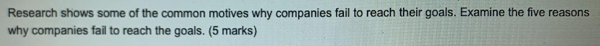 Solved Research shows some of the common motives why | Chegg.com