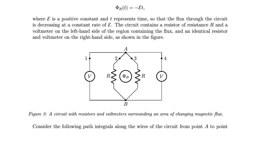 Solved In Figure 3, a circuit is constructed around circular | Chegg.com