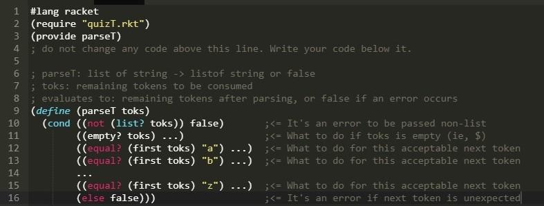 Please Use Racket Language If You See A Similar 