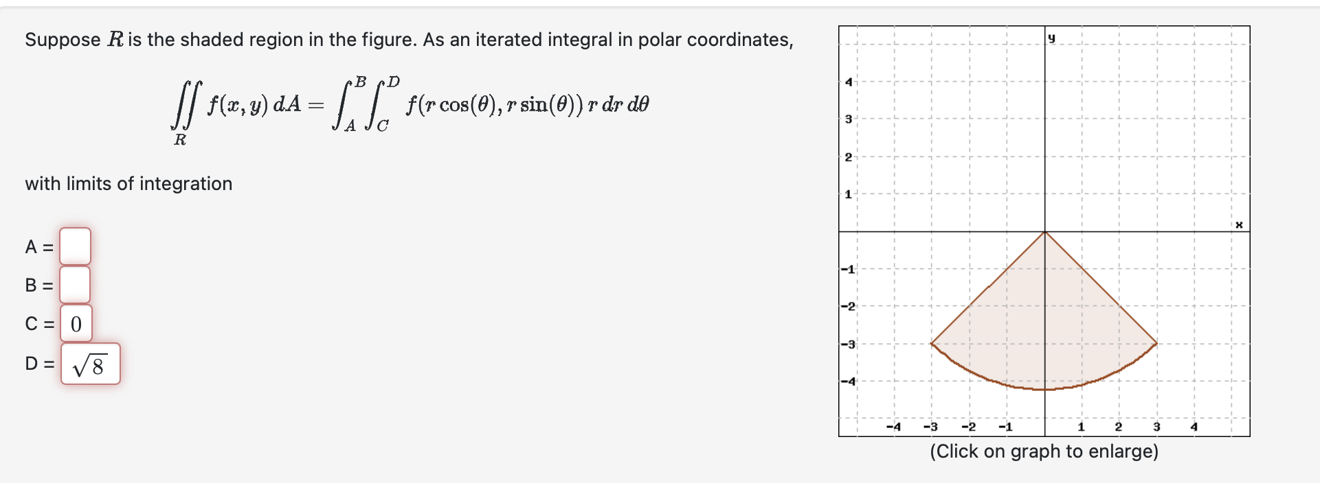 Solved Suppose R is the shaded region in the figure. As an | Chegg.com Solved Suppose R is the shaded region in the figure. As an | Chegg.com