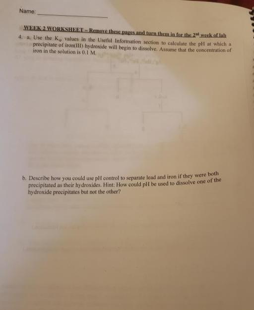 Solved Name: WEEK 2 WORKSHEET - Remexe these pages and turn | Chegg.com