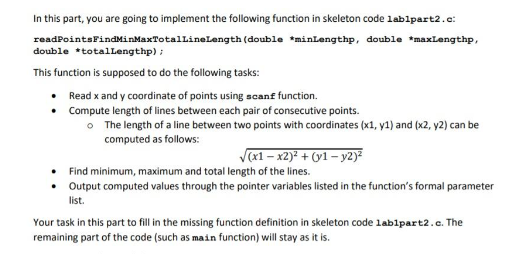 Solved In this part, you are going to implement the | Chegg.com