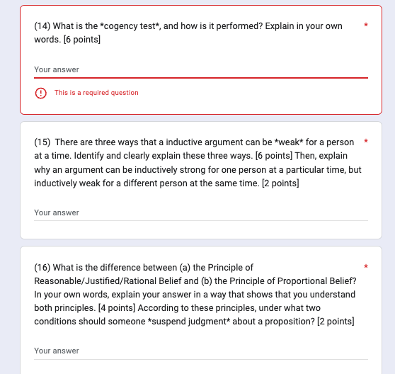 (14) What is the *cogency test*, and how is it | Chegg.com
