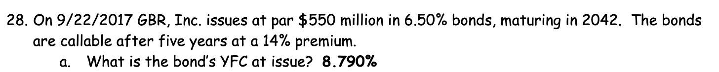 Solved Par value is assumed to be $1000 how do you get the | Chegg.com