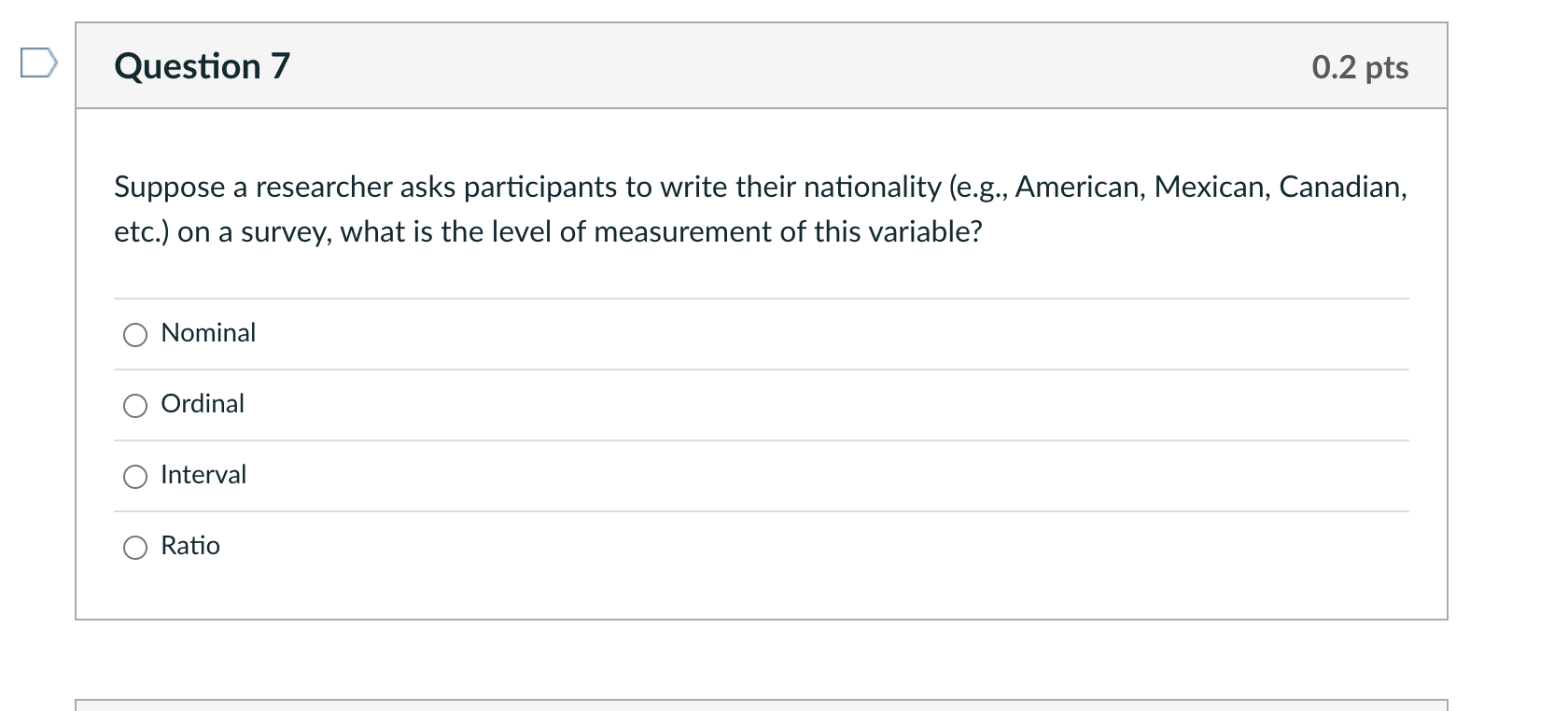 Solved A researcher wants to assess the age of their | Chegg.com