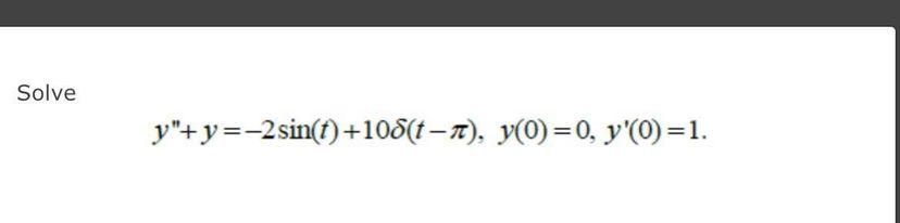 Solved Solve y Solved Solve y