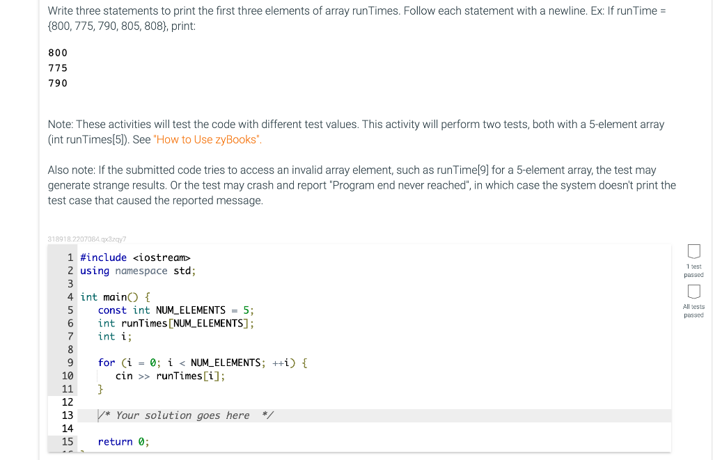 Solved Write three statements to print the first three | Chegg.com