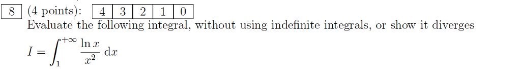 Solved Evaluate the following integral, without using | Chegg.com