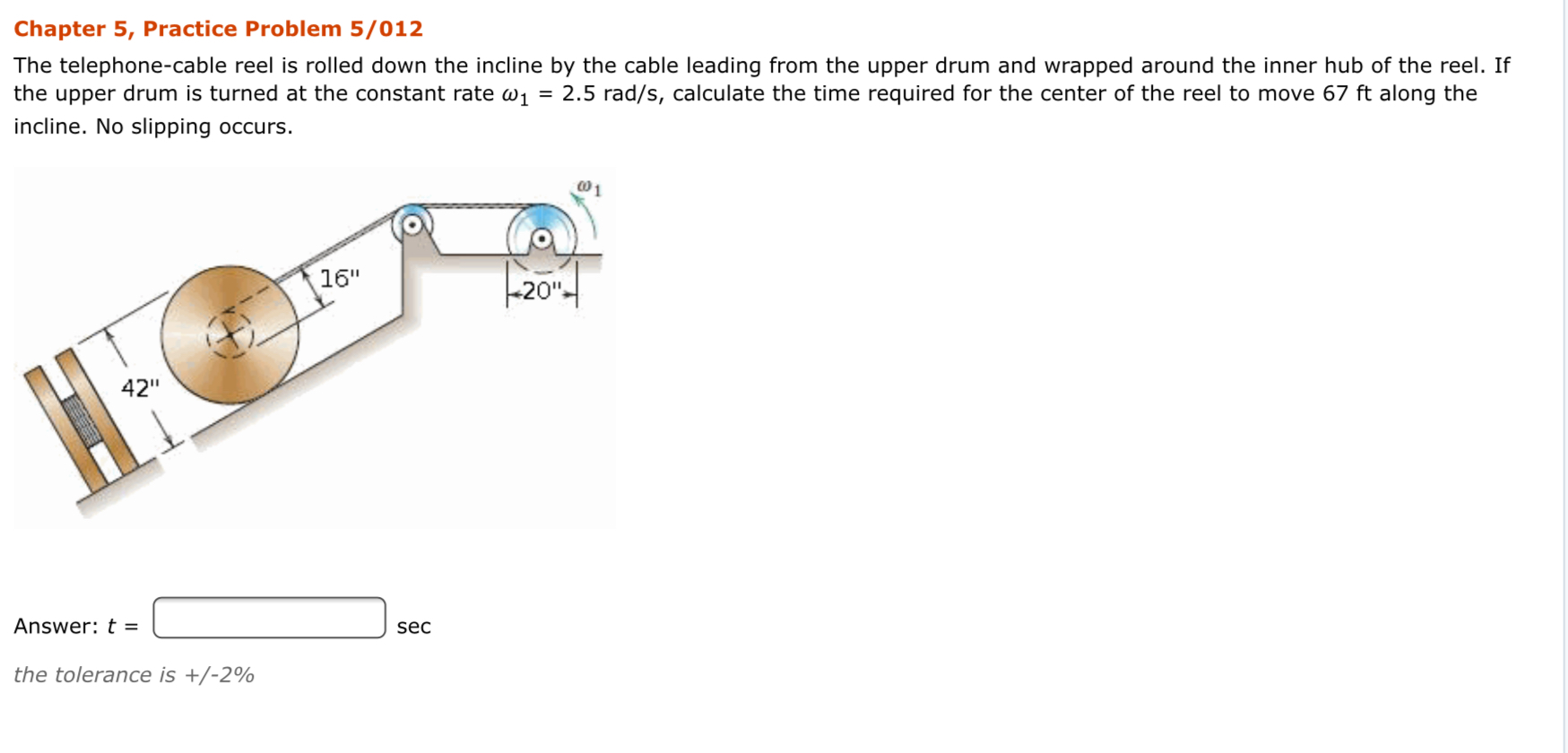 Solved Chapter 5, Practice Problem 5/012 The telephone-cable | Chegg.com