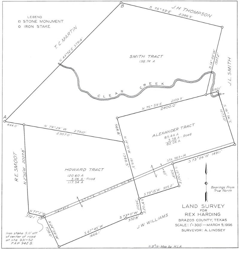 Solved Use AUTOCAD to draw a plat of the survey shown. If | Chegg.com