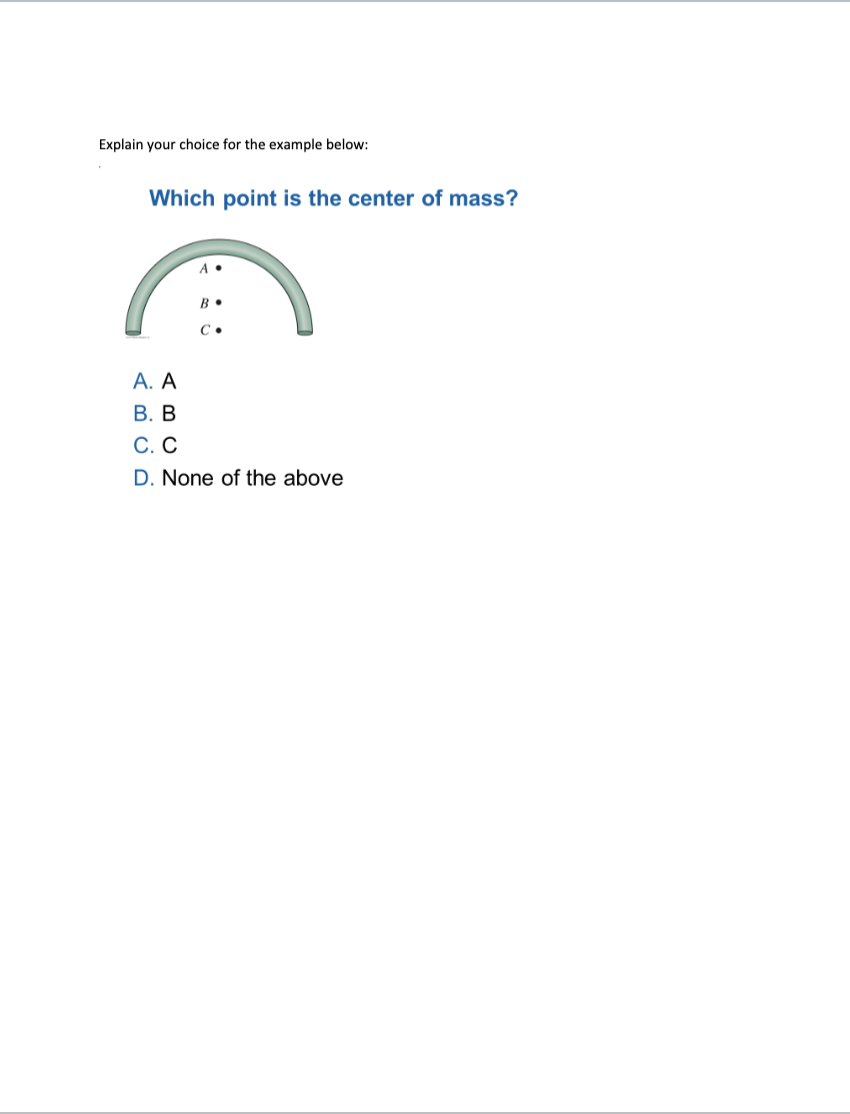 Solved Worksheet #3: Center of mass Please either print this | Chegg.com