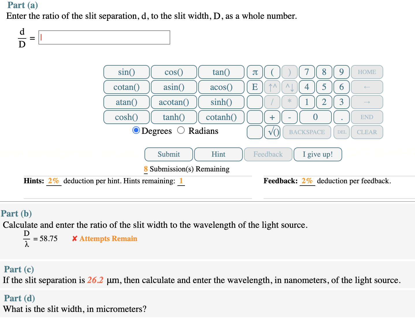 Problem 5: (13% of ﻿Assignment Value)In ﻿a | Chegg.com