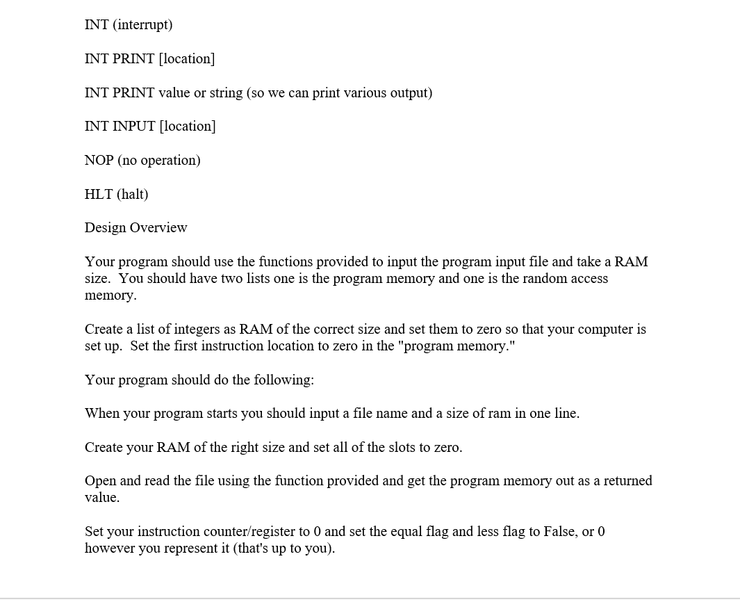 Solved Use python to program the following project Project | Chegg.com