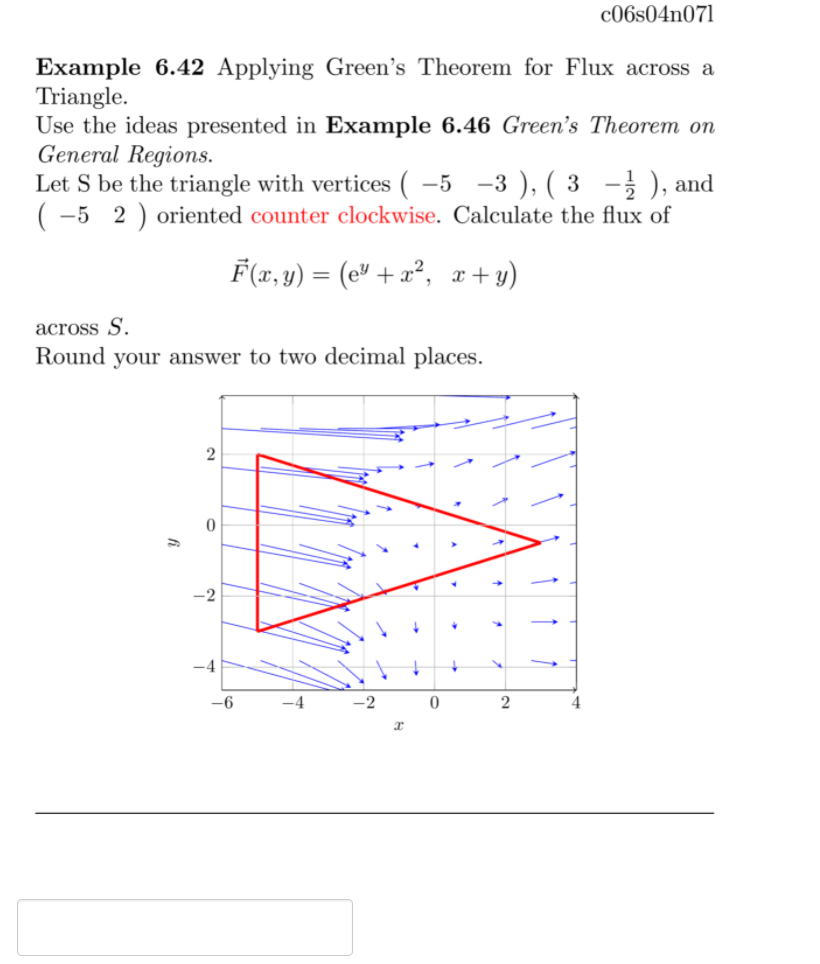 Solved c06s04n071 Example 6.42 Applying Green's Theorem for | Chegg.com