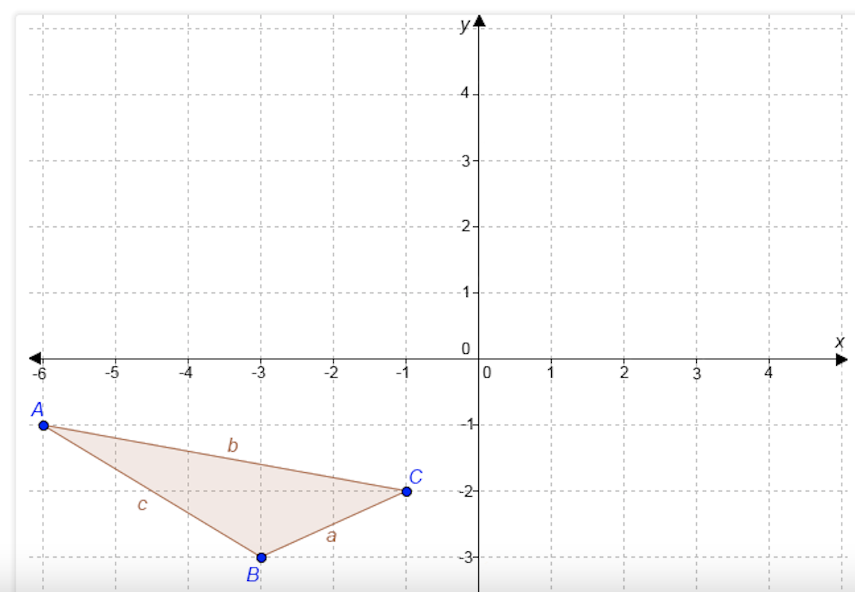 Solved 1. 2. Measure the angles of (triangle)ABC and its | Chegg.com