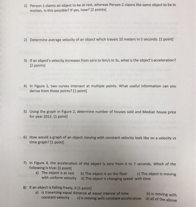 Solved Person-1 claims an object to be at rest, whereas | Chegg.com