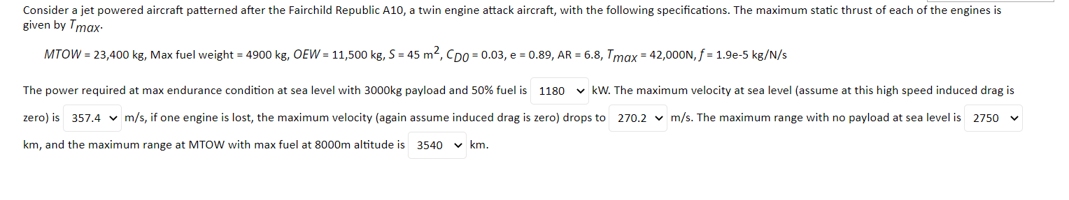 Solved given by Tmax MTOW =23,400 kg, Max fuel weight =4900 | Chegg.com
