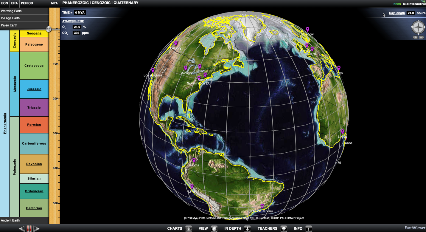 Solved I. GEOLOGICAL TIME; EONS and ERAS: Long-term Global | Chegg.com