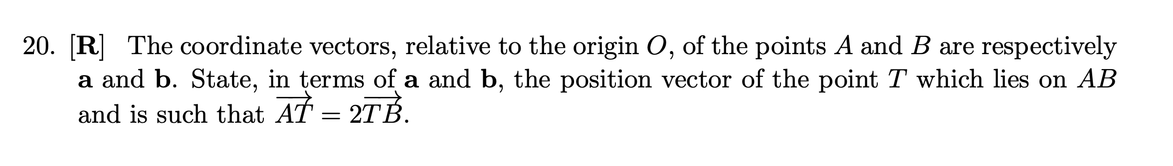 Solved [R] ﻿The coordinate vectors, relative to the origin | Chegg.com