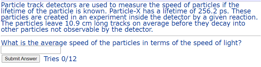 Solved Particle track detectors are used to measure the | Chegg.com